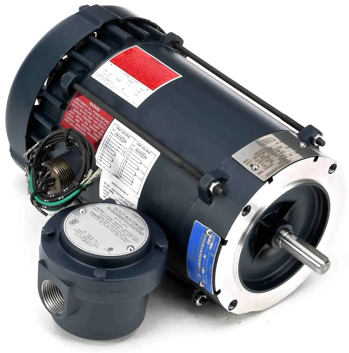 Leeson Three-Phase 7.5 HP Explosion Proof Electric Motor - 3600 RPM ...