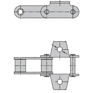 CA550V K1 Attachment | Agricultural Chain Attachment – USA ROLLER CHAIN